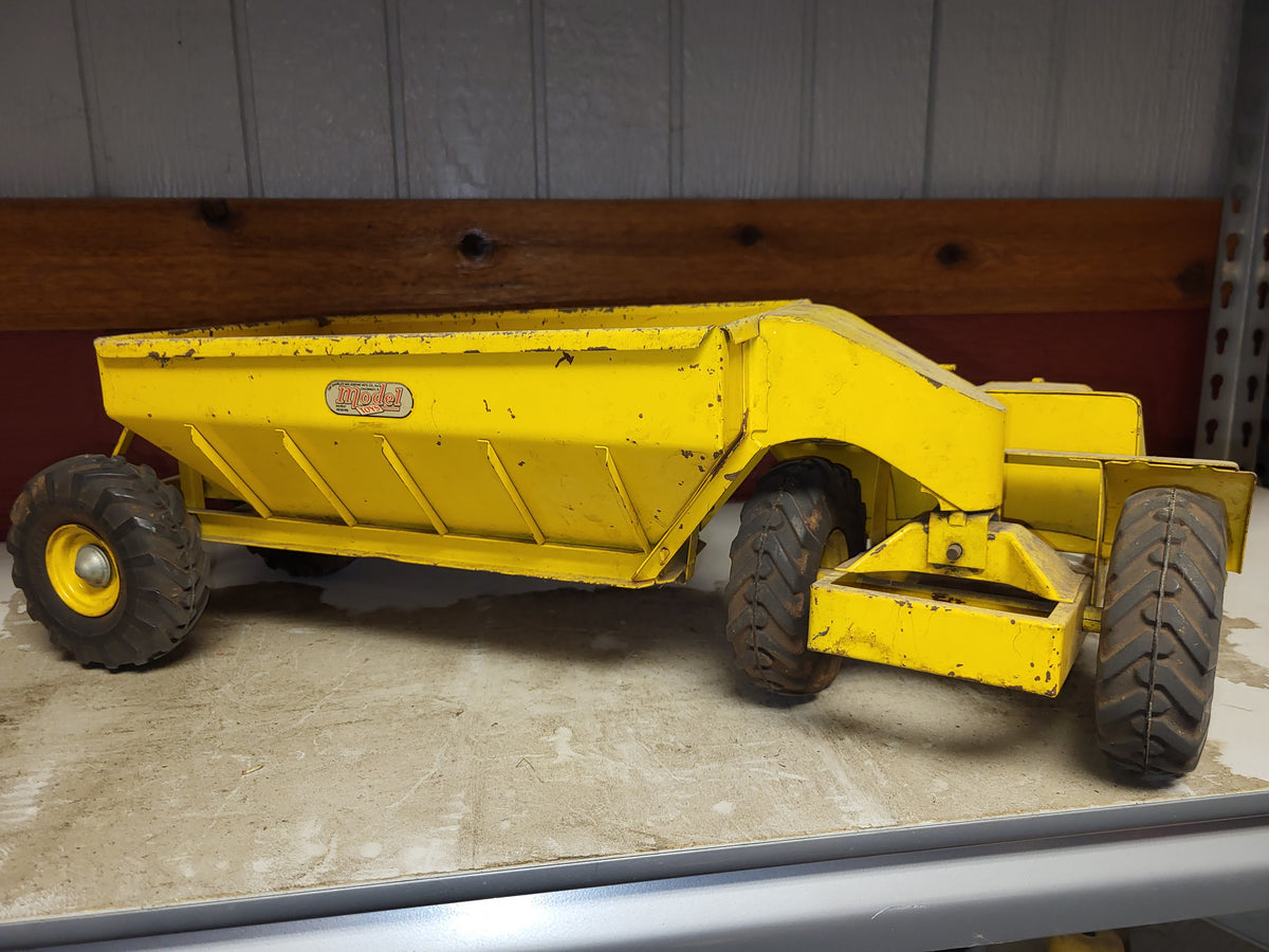 WOOLRIDGE DOEPKE MODEL HEAVY PRESSED STEEL EARTH HAULER BELLY DUMP TRU ...